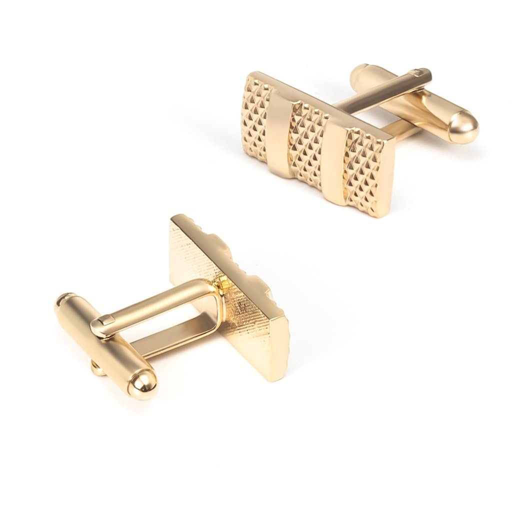 Grey Cufflinks and Tie Clip Set Men's French Collar Clip Cufflinks (Color : B, Size : One Size) (A One Size)