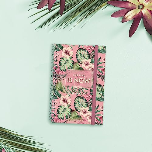 Finocam – Design Collection Now Spiral International Planner 2024 Horizontal Week View January 2024 – December 2024 (12 Months)