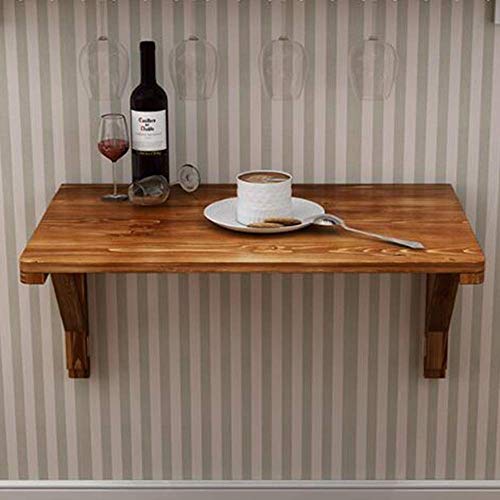 PIBM Stylish Simplicity Shelf Wall Mounted Floating Rack Table Laptop Stand Desk Solid Wood Multifunction Easy to Fold Easy to Clean Save Space,13 Sizes, a , 100x30CM