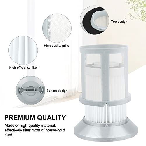 Sgizoku Replacement Filter for Bissell 2156A、1665、16652、1665W Zing Canister Vacuum Cleaner, Compare to Part 1613056 (2 Pack and 1 brush)