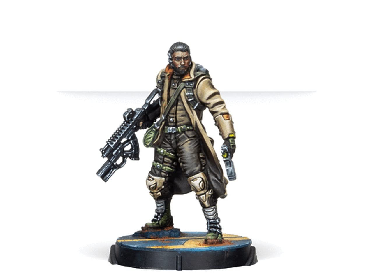 Infinity Miniatures - CodeOne: Dire Foes Mission Pack Delta: Obsidian Head - Unpainted Miniature by Corvus Belli β Compatible with Infinity and Other Tabletop RPG TTRPG