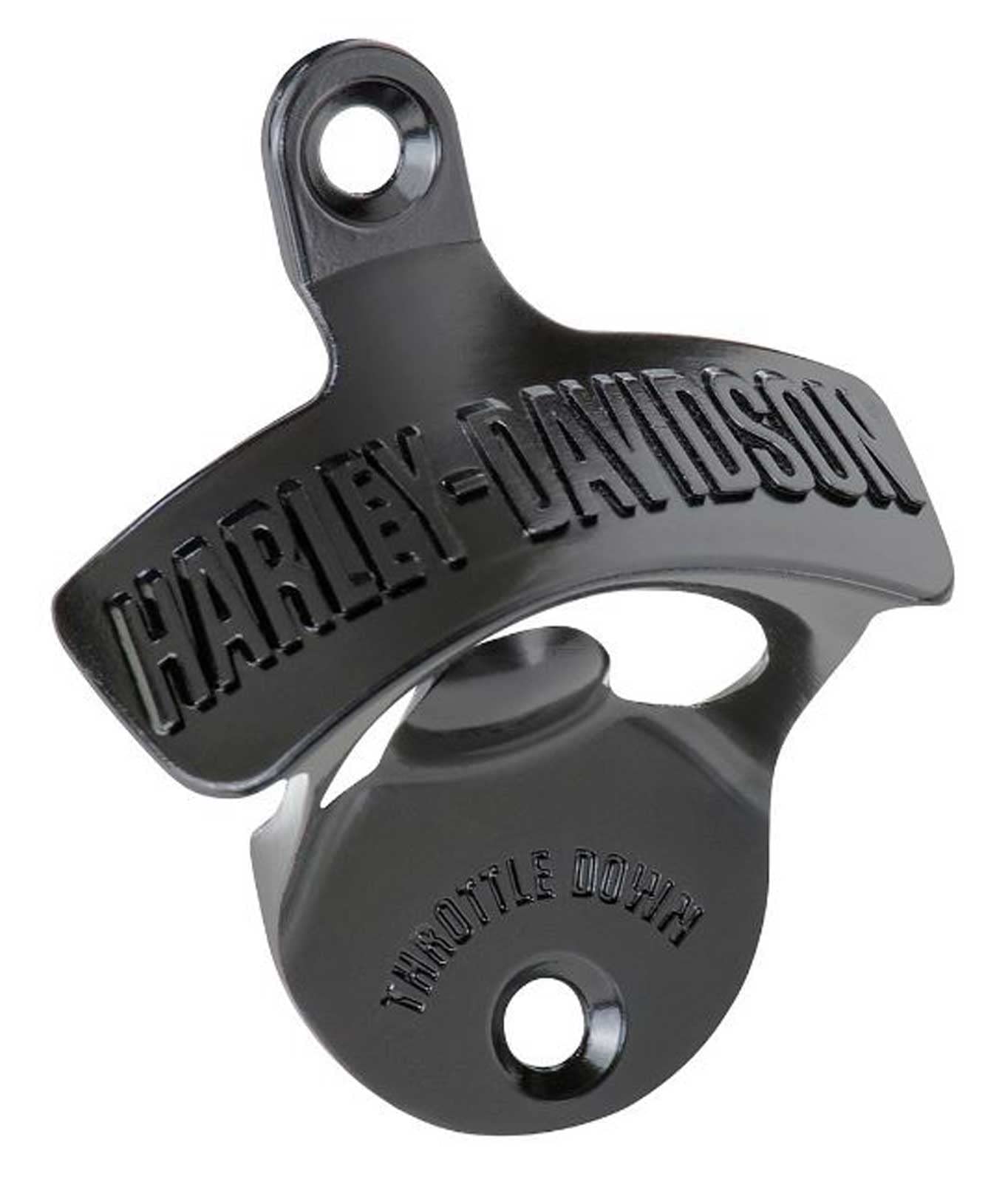 Harley-Davidson Custom Throttle Down Wall Mount Bottle Opener - Zinc Alloy