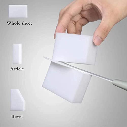 FIV Magic Cleaning Eraser Sponge Melamine Foam, Just Add Water Multi Purpose Bathroom Kitchen Floor Baseboard and Wall Cleaner