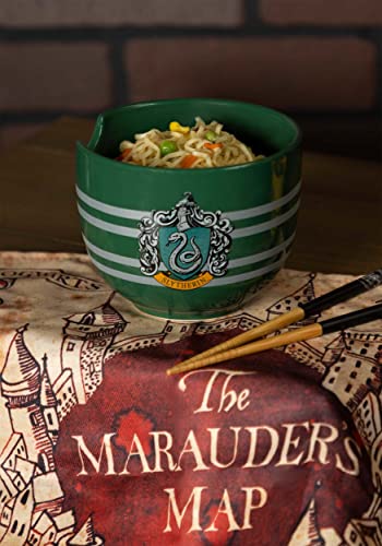 Harry Potter Slytherin Ramen Bowl with Chopsticks Standard