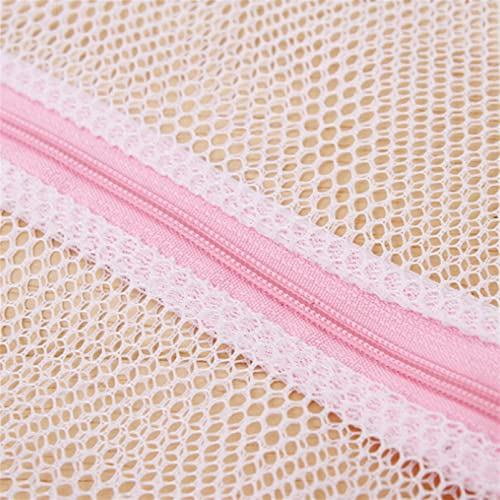 ShanLily Large Heavy Duty Mesh Wash Laundry Bag, Net Fabric Durable and Reusable Wash Bag,Travel Organization Bag for Clothes,Jeans,Bath Towels,Bed Sheets