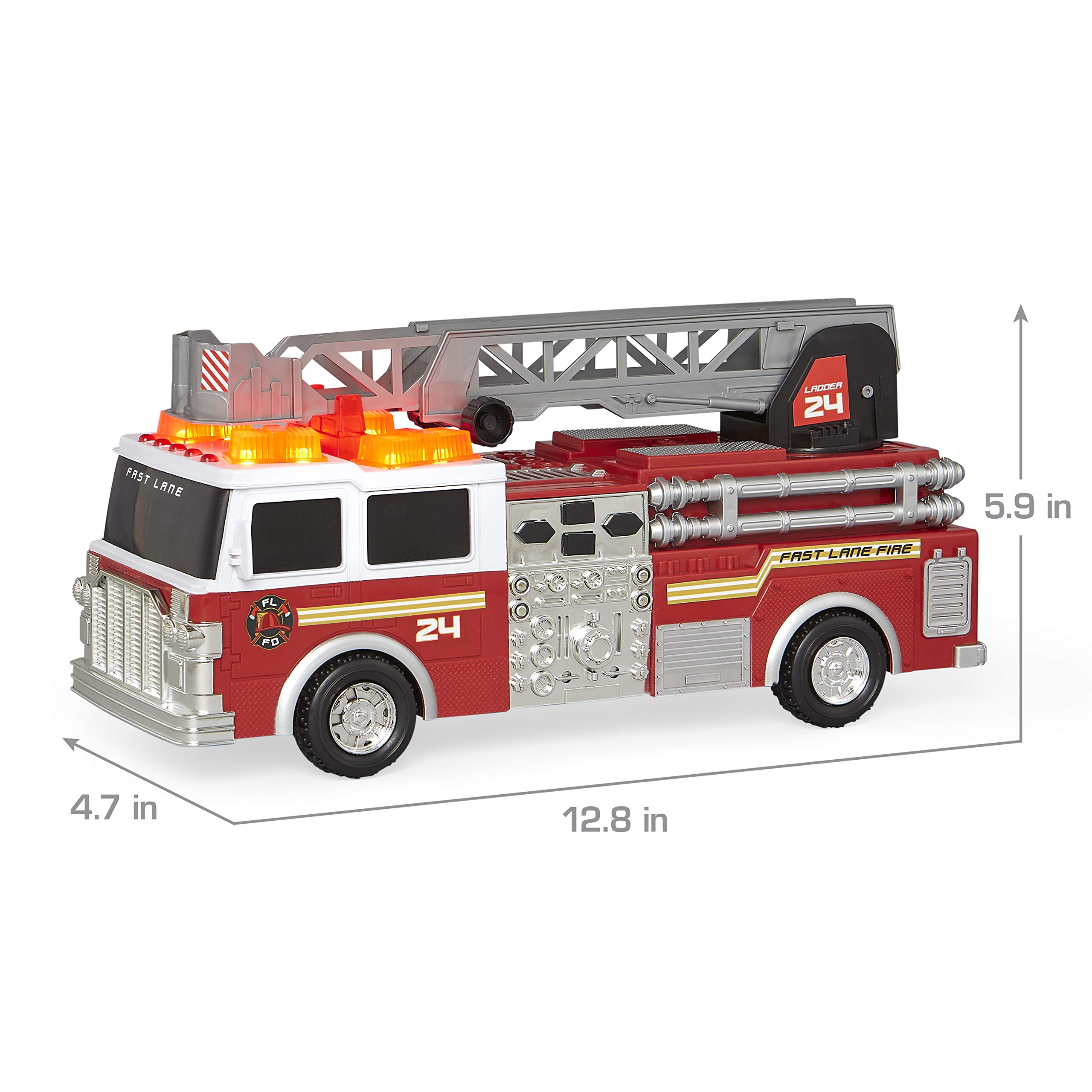 Fast Lane 3pk L&S Emergency Vehicles, AD20642