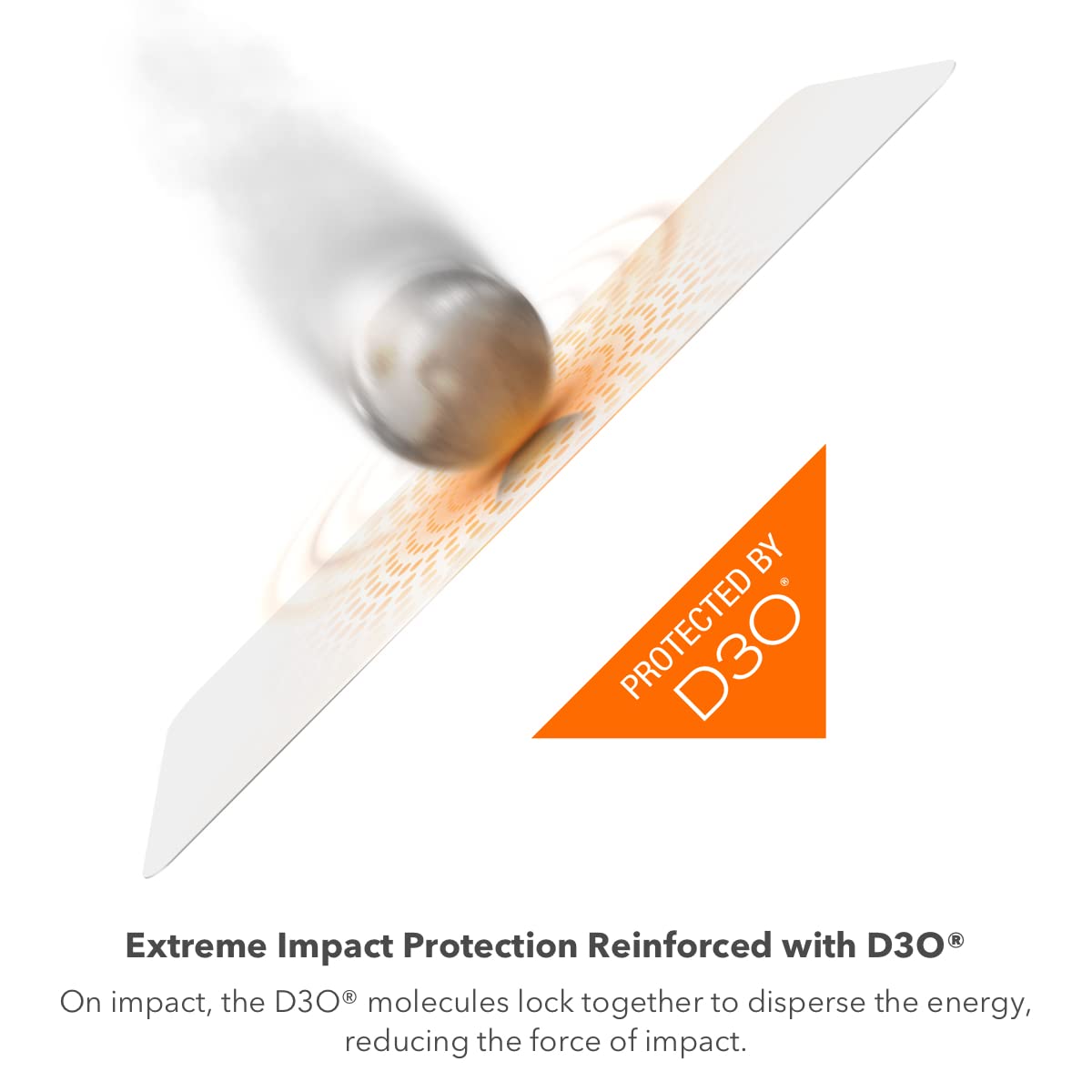 ZAGG InvisibleShield Fusion with D3O for Samsung Galaxy S22 – Flexible Hybrid Screen Protection – Strengthened with D3O – Extreme Impact and Scratch Protection