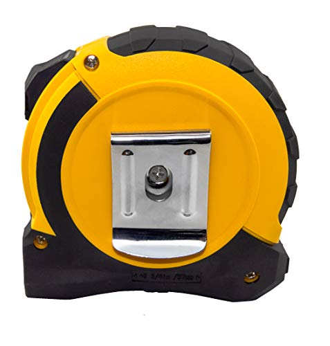 Komelon 52435; 35' x 1.06" Powerblade II Tape Measure, ABS Case, Black/Yellow, Small