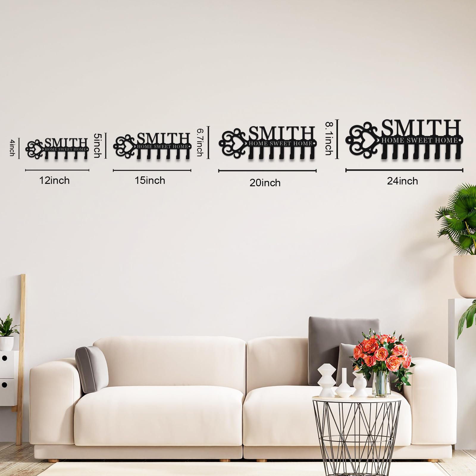 Personalized Key Holder Wall Mount, Customized Key Holder for Wall, Custom Keys Holder on Wall, Personalized Wall Mounted Key Holder Hooks Organizer Rack, Custom Key Rack