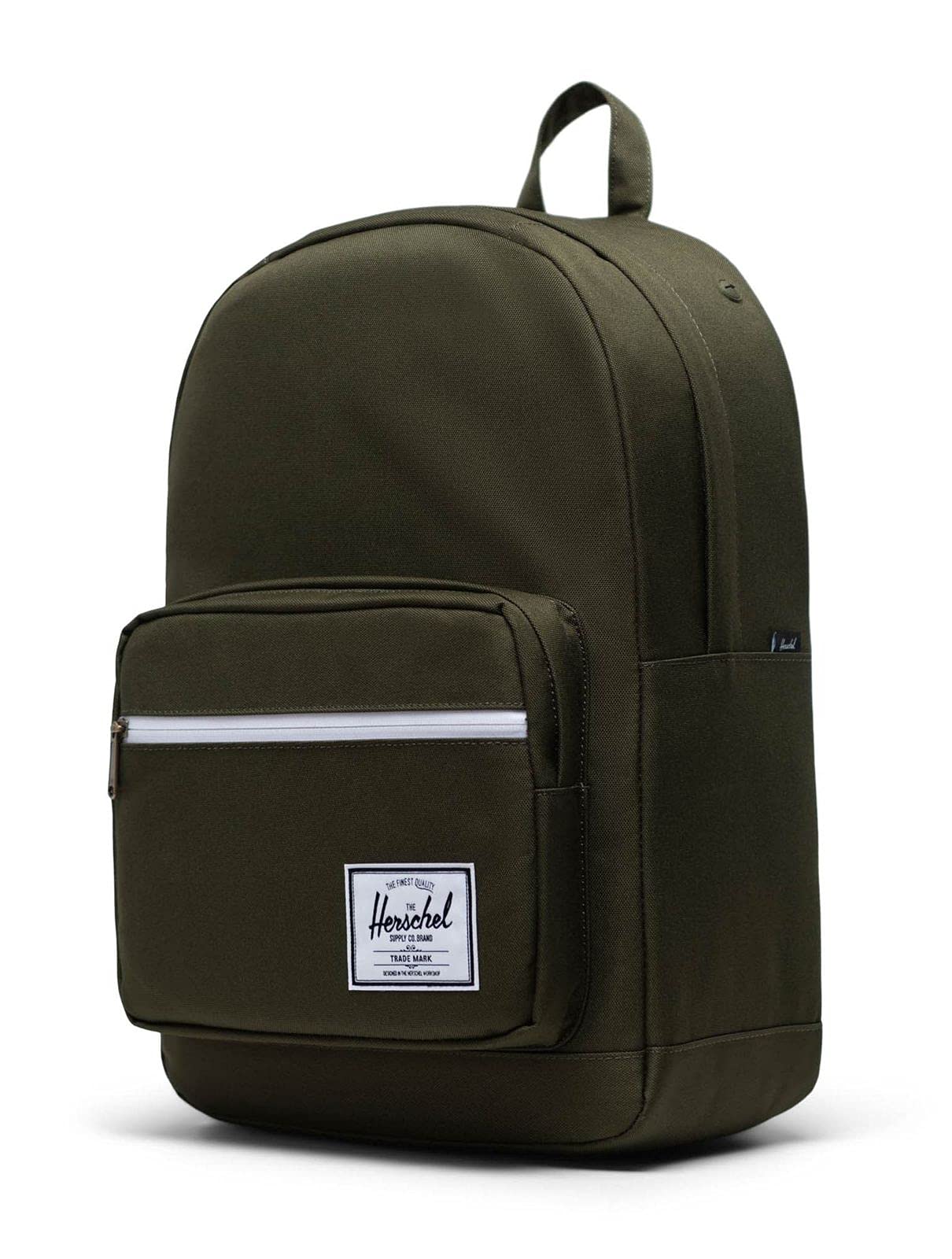Herschel Pop Quiz Backpack, Ivy Green/Chicory Coffee, Classic 22L