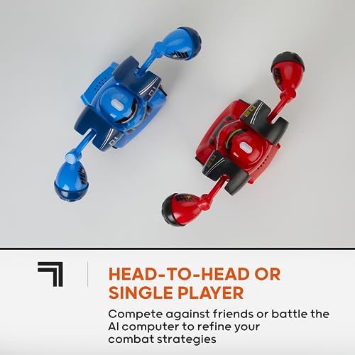 Sharper ImageĀ® Robot Combat Set, 2-Player Remote Control RC Battle Robots for Kids & Family, LED Lights & Sound Effects, Wireless Infrared Technology, Fun Electronic Fighting Game