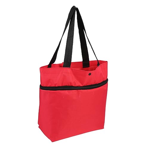 STOBOK 2pcs Portable Wagon Tug Bag Folding Luggage cart Foldable Rolling cart Foldable Tote Collapsible Tote Trolley Car Vegetables Organizer Folded Shopping Cart Tram Trolley Bag Wheel