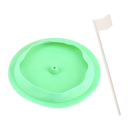 Golf Putter Hole Silicone Durable Golf Training Tool(绿色)