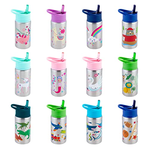 Stephen Joseph Stainless Steel Water Bottle, Space