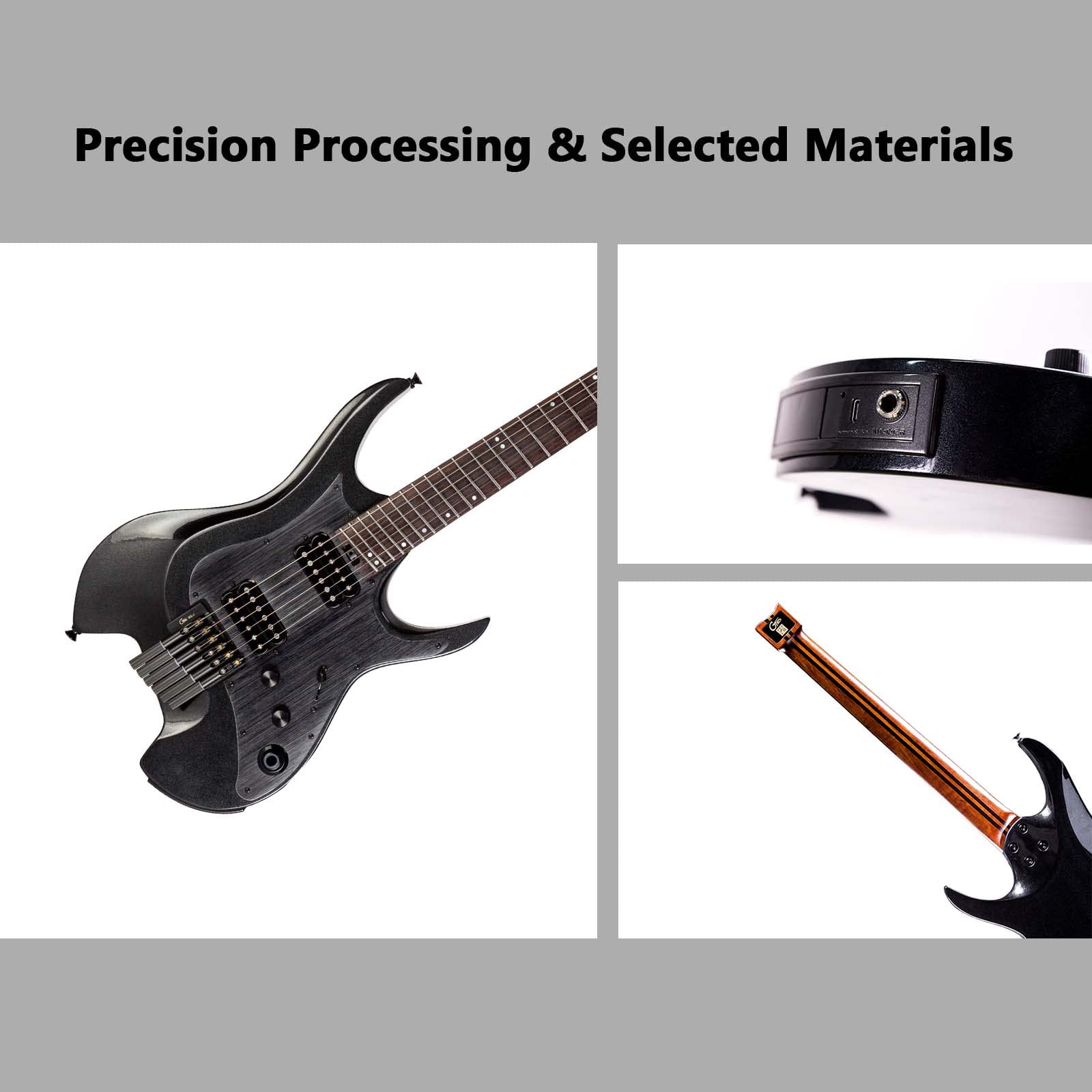 GTRS W800 Professional Electric Guitar Kit with Intelligent Process System and GTRS Wireless Footswitch Controller