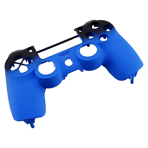 eXtremeRate Shadow Blue Soft Touch Custom Faceplate Shell Compatible with ps4 Slim Pro Controller CUH-ZCT2 JDM-040/050/055 - Controller NOT Included