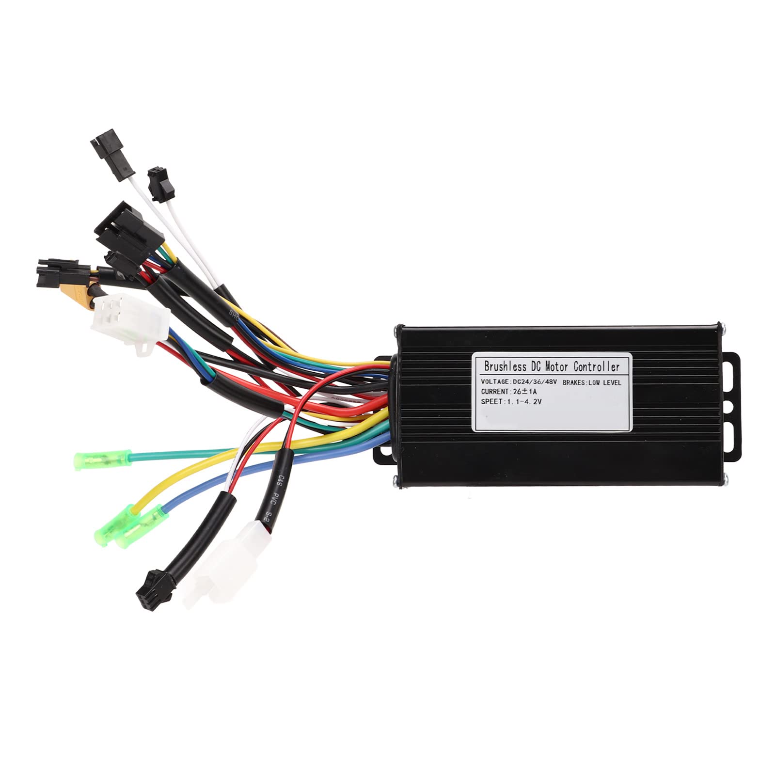 Keenso Electric Bike Controller Brushless Motor, 24V 36V 48V 500W 750W 3 Mode Sine 26A Modified Accessories