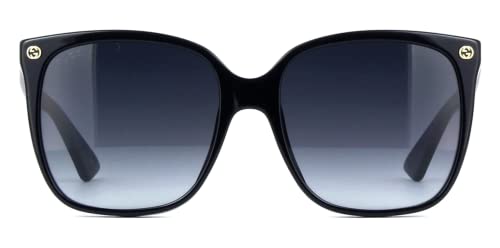 Gucci GG0022S Rectangular Sunglasses + Bundle with eSHADES Luxury Eyewear Kit