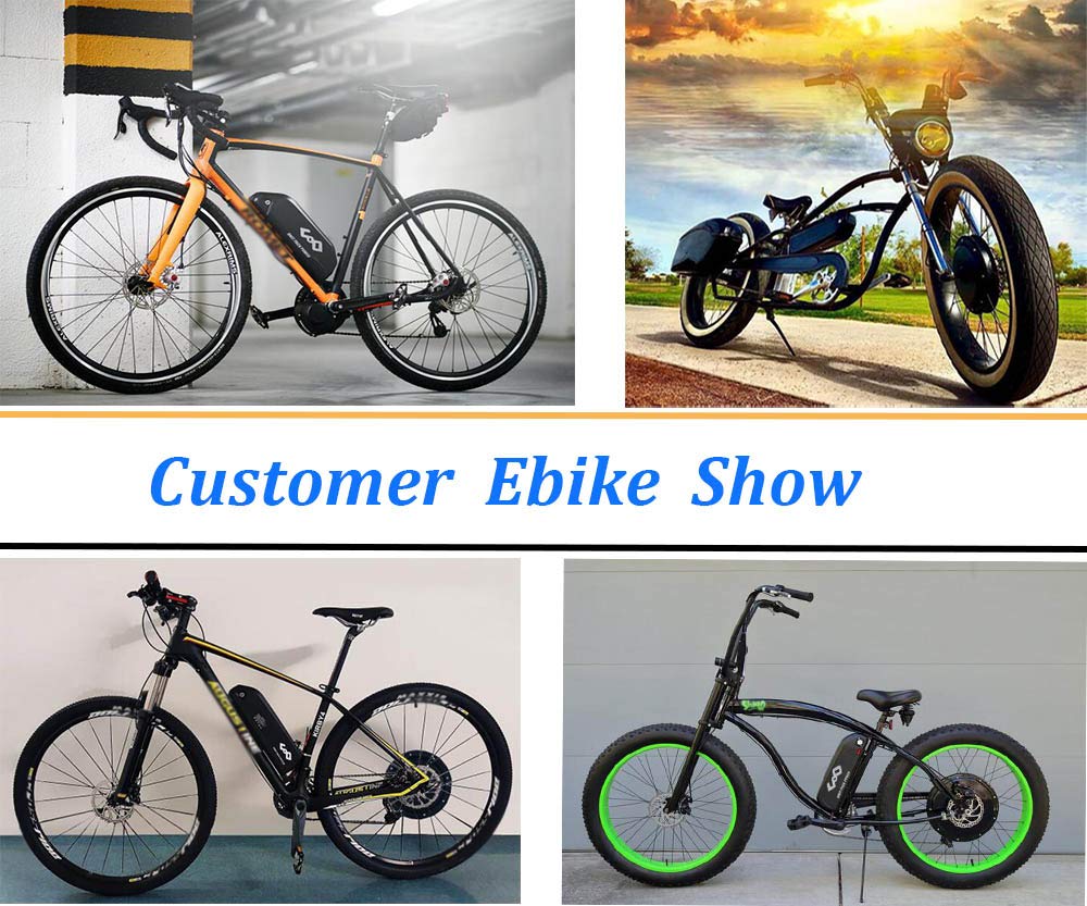Ebike Battery 52V 13AH for 1000W 750W 500W Motor, Electric Bike Lithium Battery Pack for bafang, AW, ebike Conversion kit