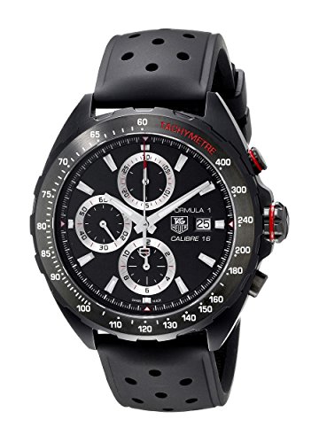 TAG Heuer Men's CAZ2011.FT8024 Stainless Steel Watch with Black Rubber Band