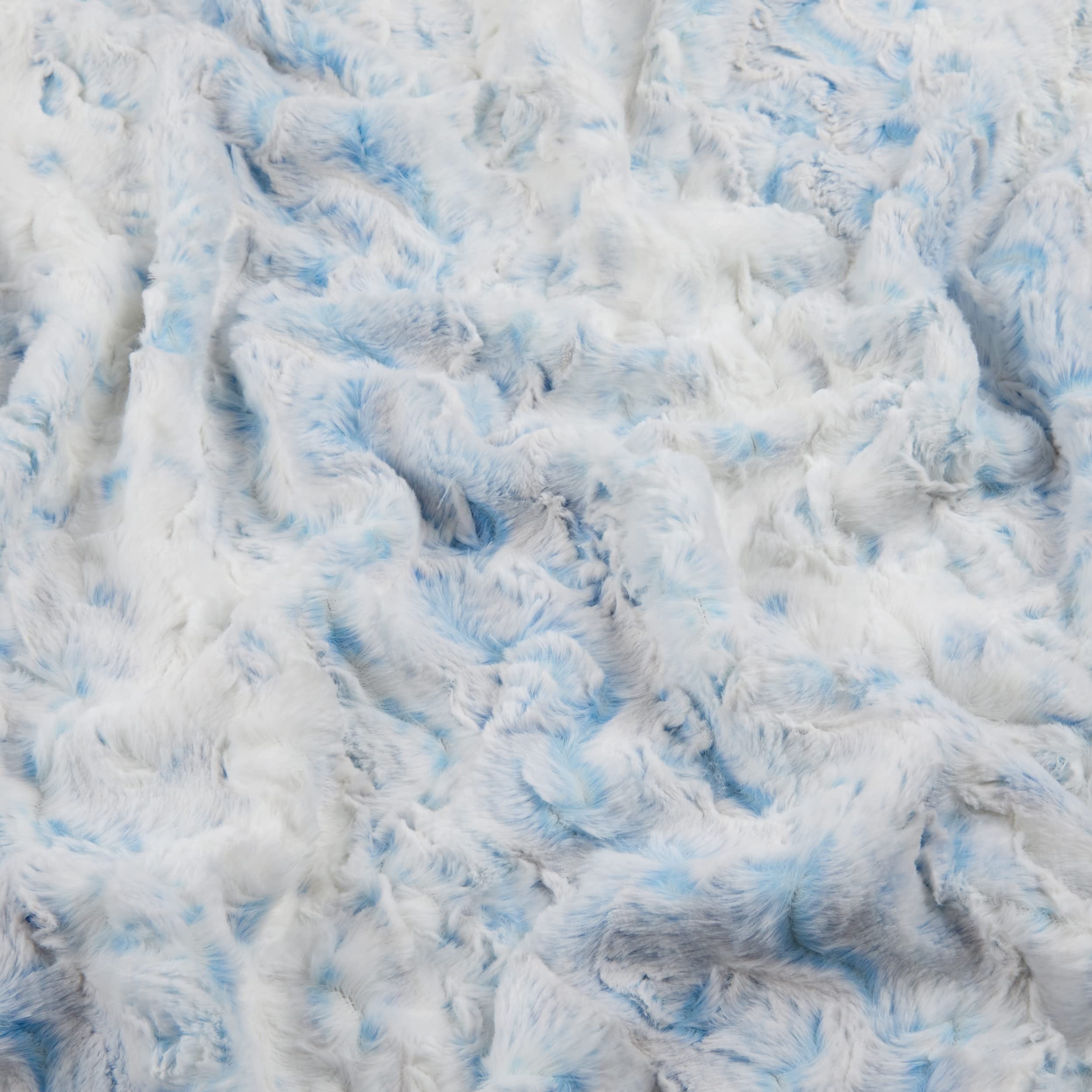 Shannon Minky Luxe Cuddle Snowy Owl Sky, Fabric by The Yard
