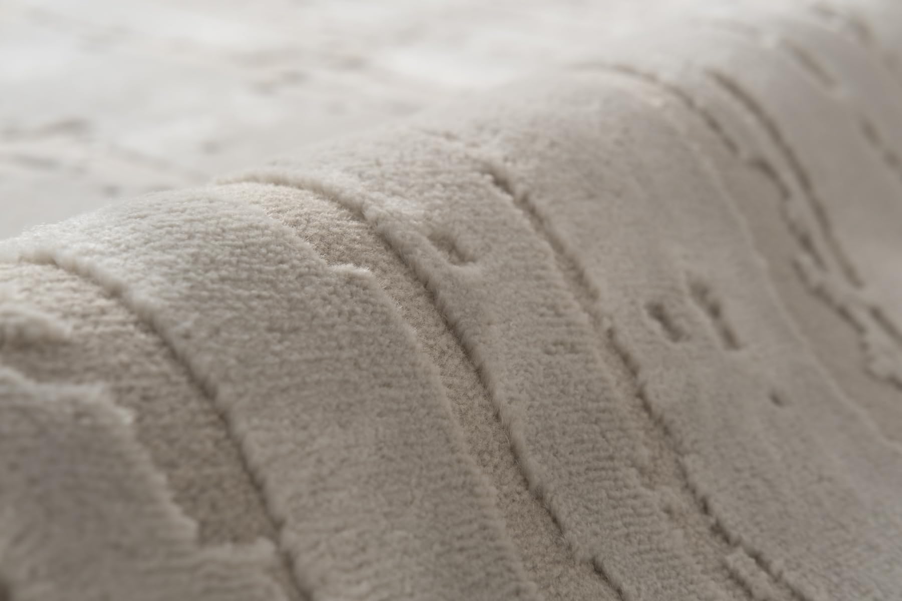 Revival Rugs Ebb 8'x10β Washable Area Rug for Living Room Bedroom - 100% Recycled Oeko-TEX Certified, Medium Pile, Taupe