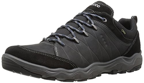 ECCO Men's Ulterra Gore-Tex Backpacking Boot, Black/Black, 10-10.5