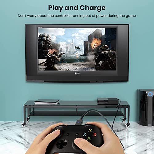 YCCSKY Controller Battery Pack for Xbox One/Xbox Series X|S, 2 X 1200mAh Rechargeable Battery Pack Play and Charge Kit for Xbox One X/S