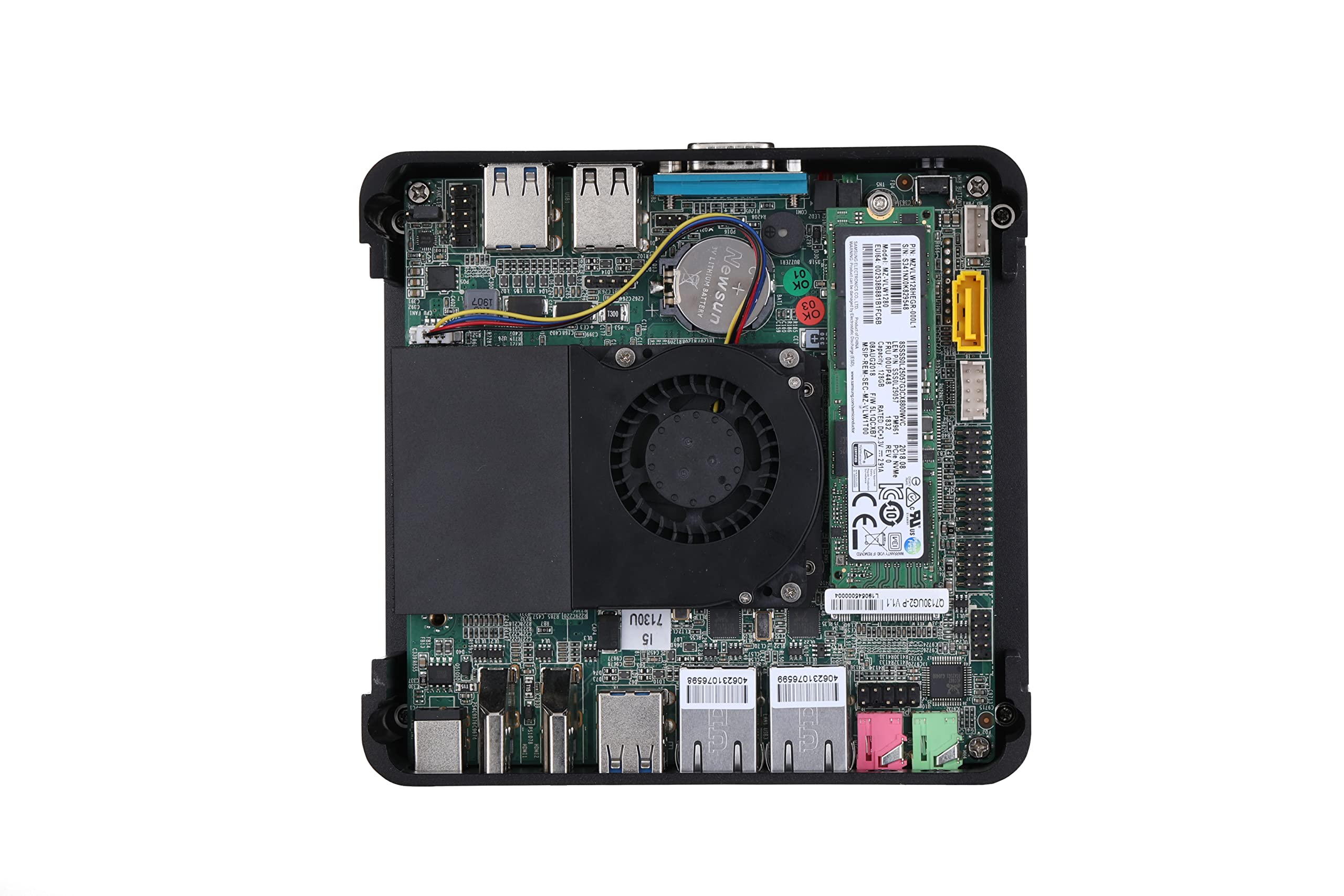 Qotom Q555S Computer Barebone Core i5-7200U,2 LAN Desktop Router Mini PC
