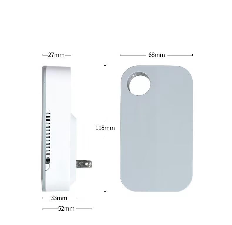 Ionizer Air Purifier,Plug In Air Purifier Ion, Protable and Quiet Plug-in Ionizer with Clear Negative Ion Wind Output, Automatic Release of Anions,Easy to Usefor Home and Office Use