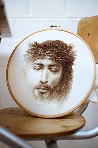 Vervaco Counted Cross Stitch Kit Jesus 7.6" x 9.6"