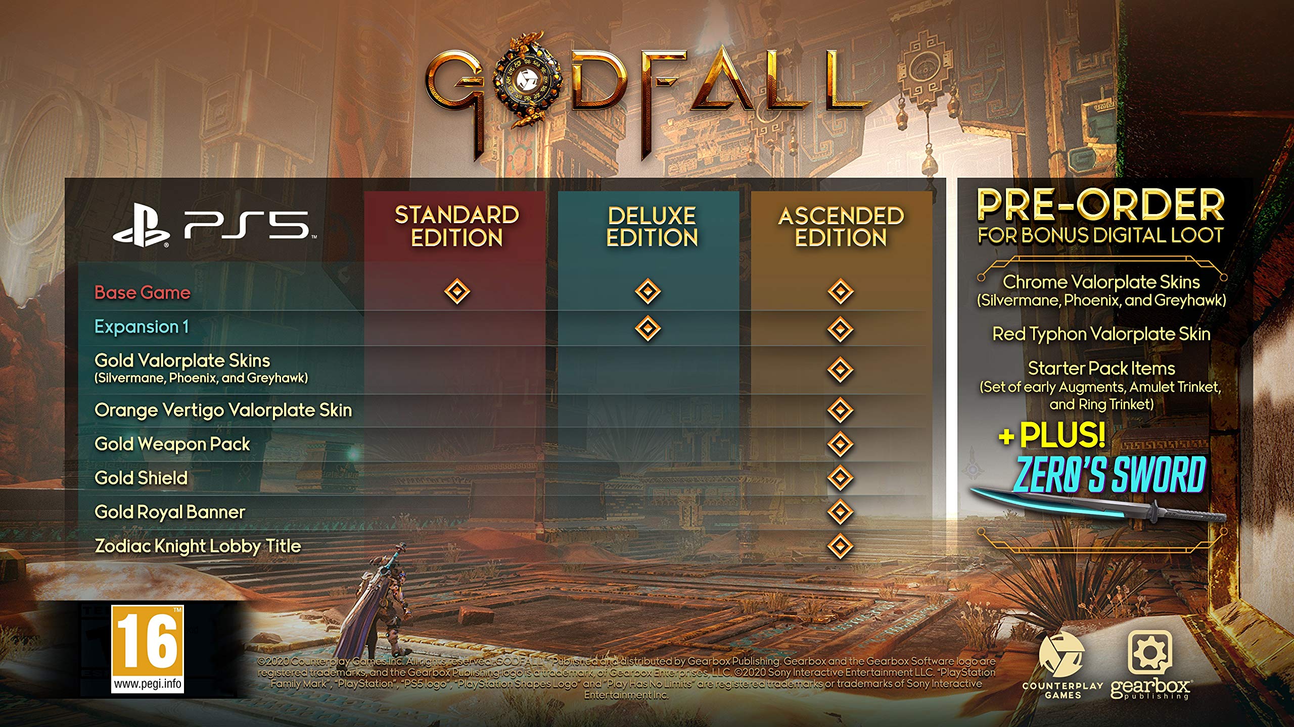 Godfall - [PAL EU - NO NTSC]