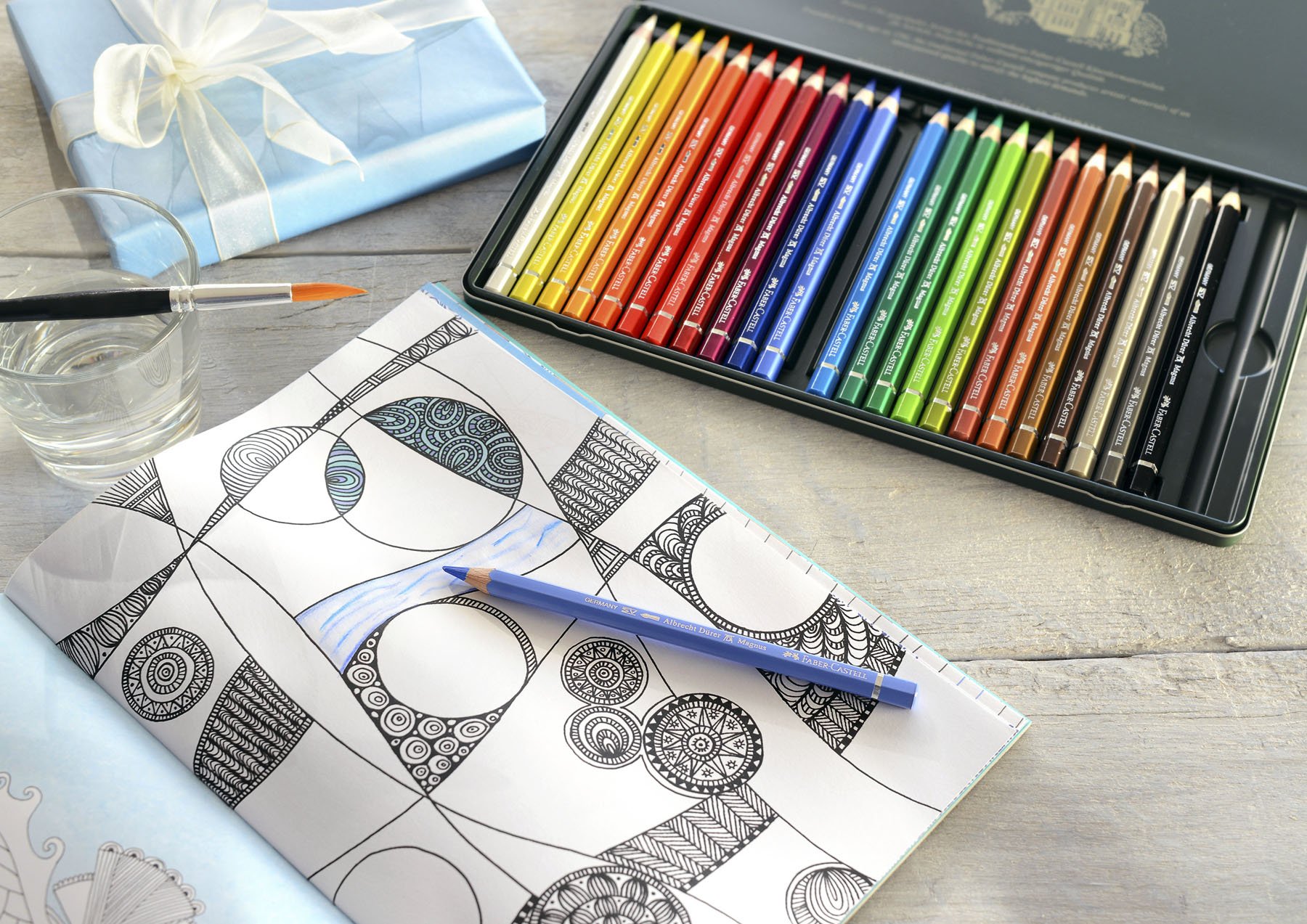 Faber-Castell 5.3 mm Albrecht Dürer Magnus Watercolour Pencils (Pack of 24)