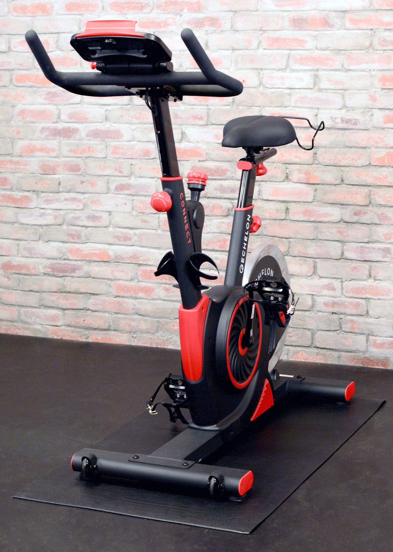 Echelon Fitness Protective Indoor Bike Mat: 27"W x 47"L, Black