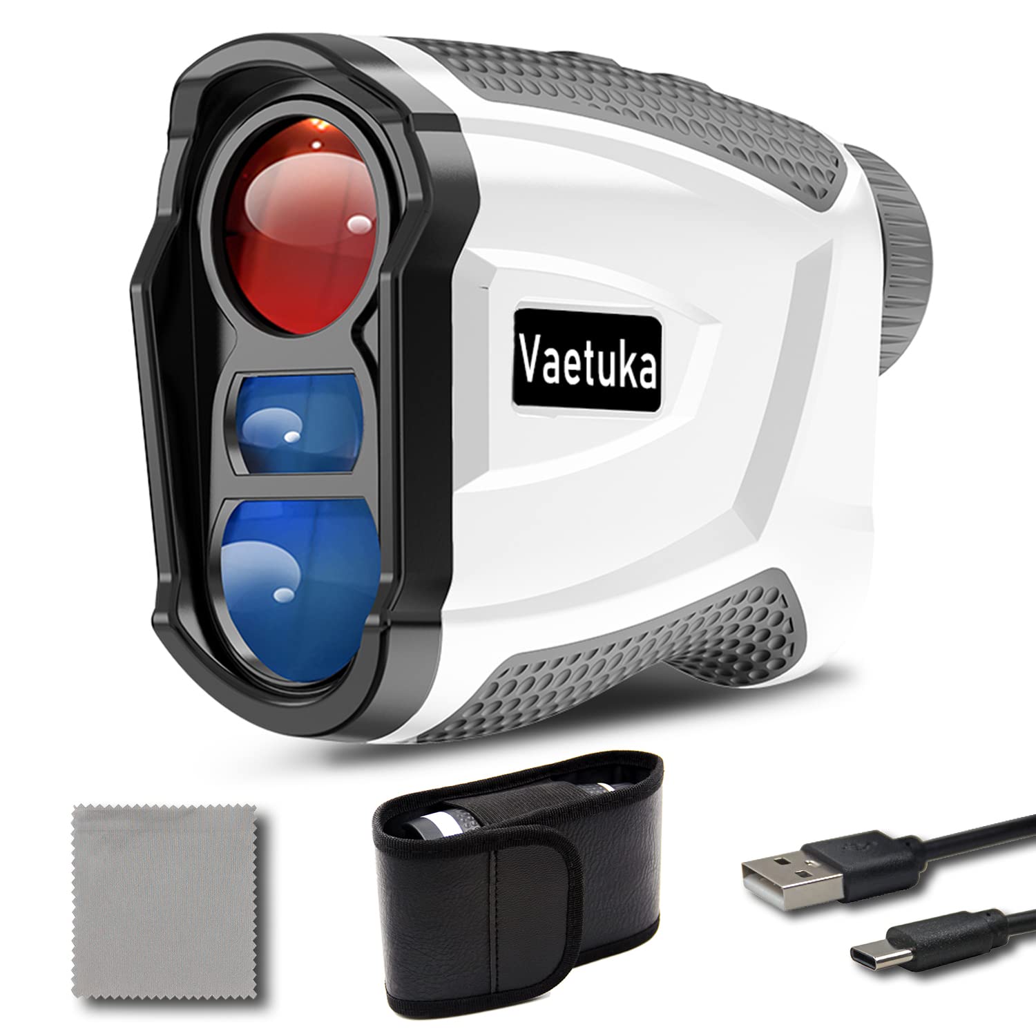 Golf Rangefinder Vaetuka Laser Rangefinder Magnetic 874Y 6.5X Magnification Clear View with Flagpole Lock & Vibration for hunt shoot golf