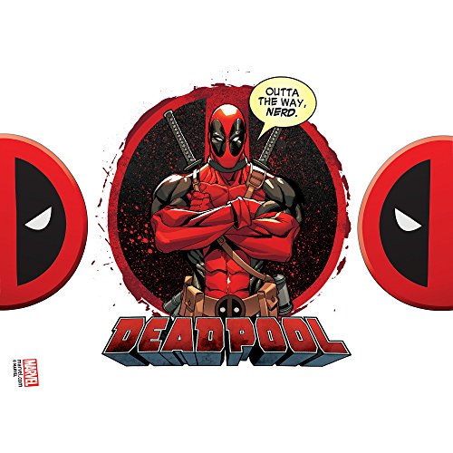 Tervis Made in USA Double Walled Marvel - Deadpool Insulated Tumbler Cup Keeps Drinks Cold & Hot, 24oz, Nerd