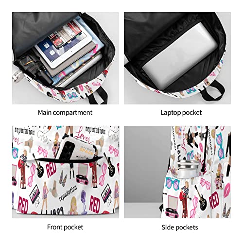 SHISHANGNX Music Backpack 16 Inch Lightweight Laptop Backpack Travel Bag