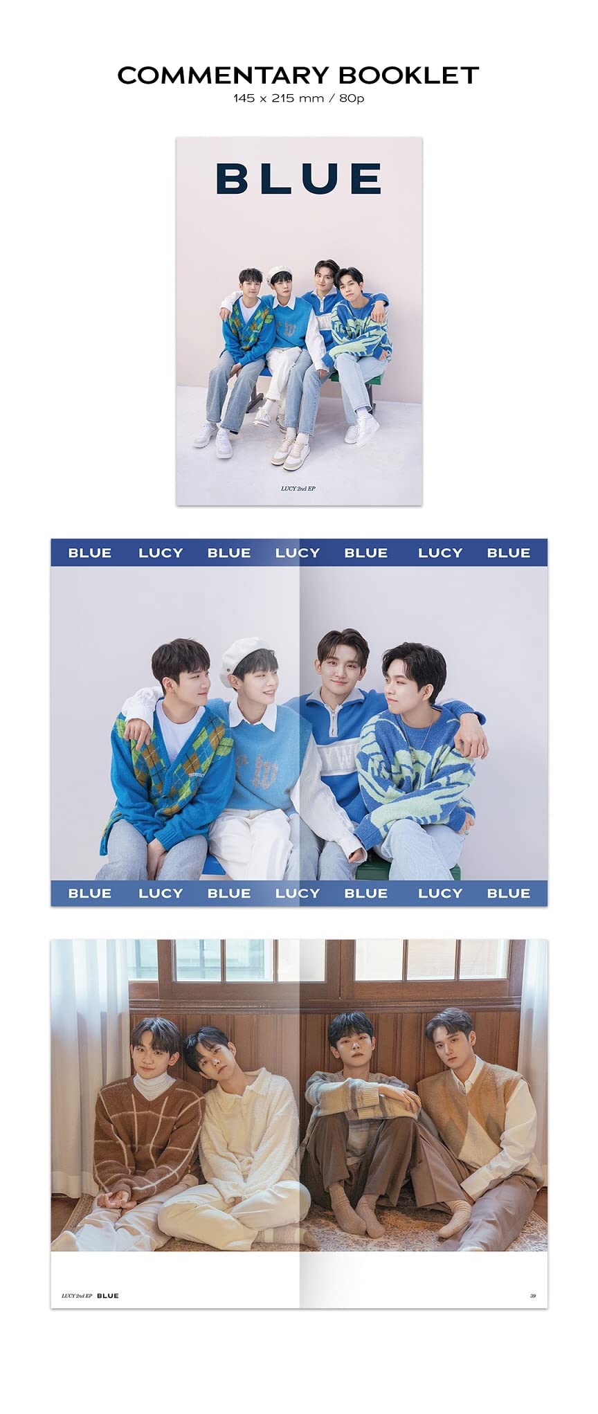 Lucy - Blue (2ND EP) CD + On Pack Poster