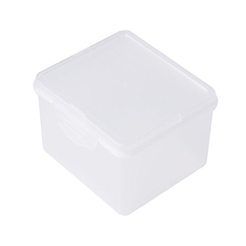 MEELYHOME Rectangular Clear Storage Box Jewelry Beads Collection Container Organiz Clear Storage Boxes With Lids