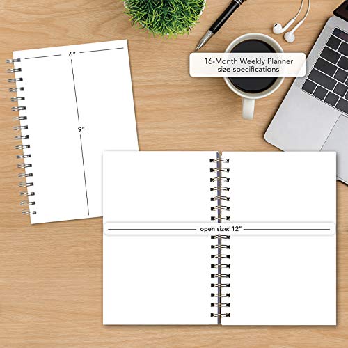 Goal Getter 2023 Weekly and Monthly Planner, 16-Month Lifestyle Planner: September 2022 - December 2023, 6" x 9" - Mountain Sunrise