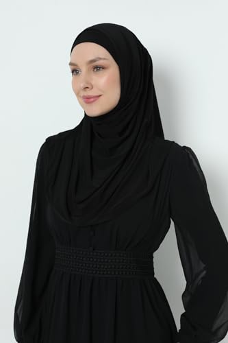 istanbul styles Elegant Stretchable Hijab for Women, Instant and Durable, Tailored for Muslim Women Consists of 2pieces