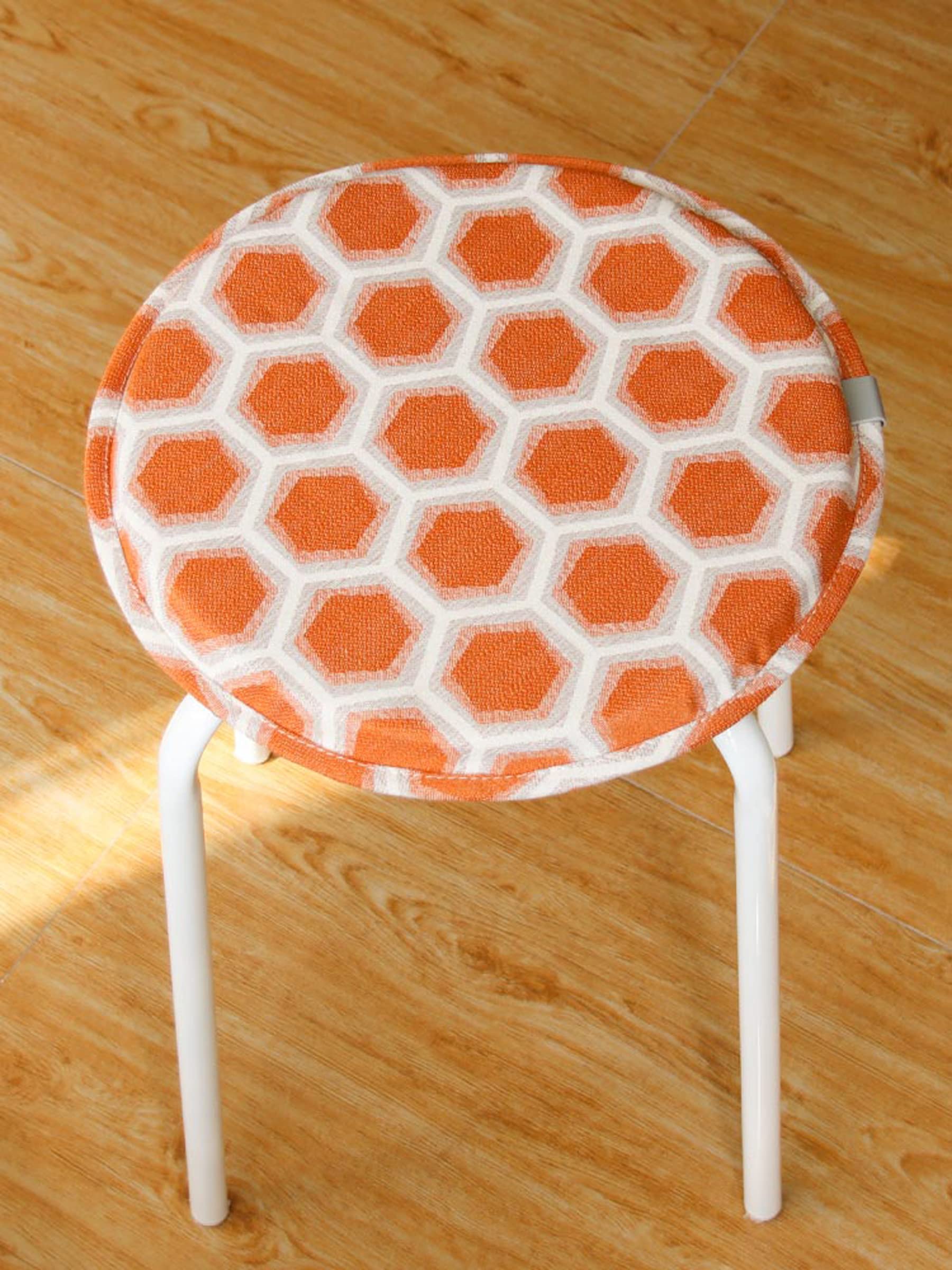 Happiness Decoration Round Seat Cushion with Ties 12-Inch Breathable Stool Cushion Cover Tatami Cushion Pillow Kitchen, Home, Office Chair Pads with Ties (Deep Grey, 12)