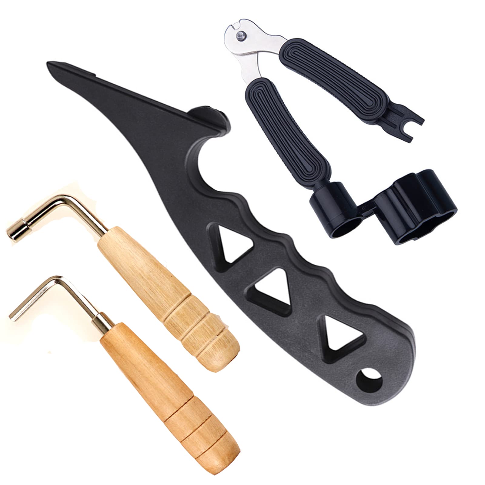 Guitar String Stretcher, Hexagon Metal Wrench,Guitar Adjustment Set(3 set)
