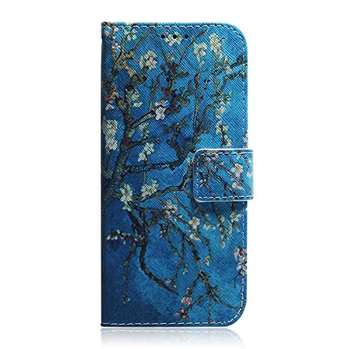 SHOYAO Phone Cover Wallet Folio Case for Oppo REALME 7 PRO, Premium PU Leather Slim Fit Cover for REALME 7 PRO, Horizontal Viewing Stand, Business, Apricot Flower