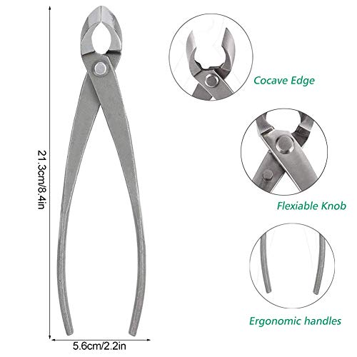 MAVIS LAVEN Branch Cutter 8inch Concave Cutter Bonsai Tools Carbon Steel Gardening Shears Scissors Tools