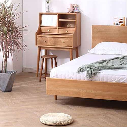 ZHIVIQ Vanity Set with 4 Drawers, Storage Shelf, Bedroom Bathroom Dressing Makeup Table Girls Women