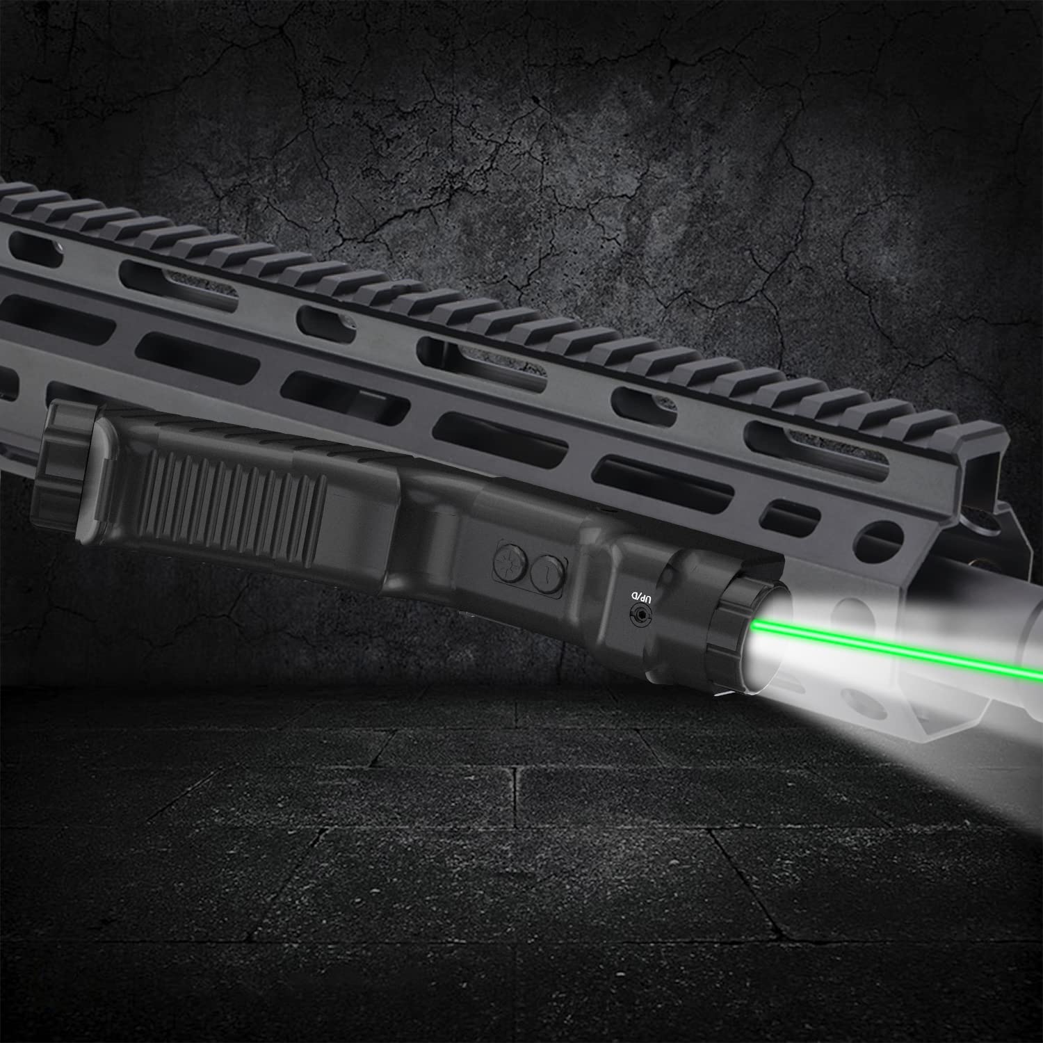 Green Laser Sight with 1000 Lumens Flashlight