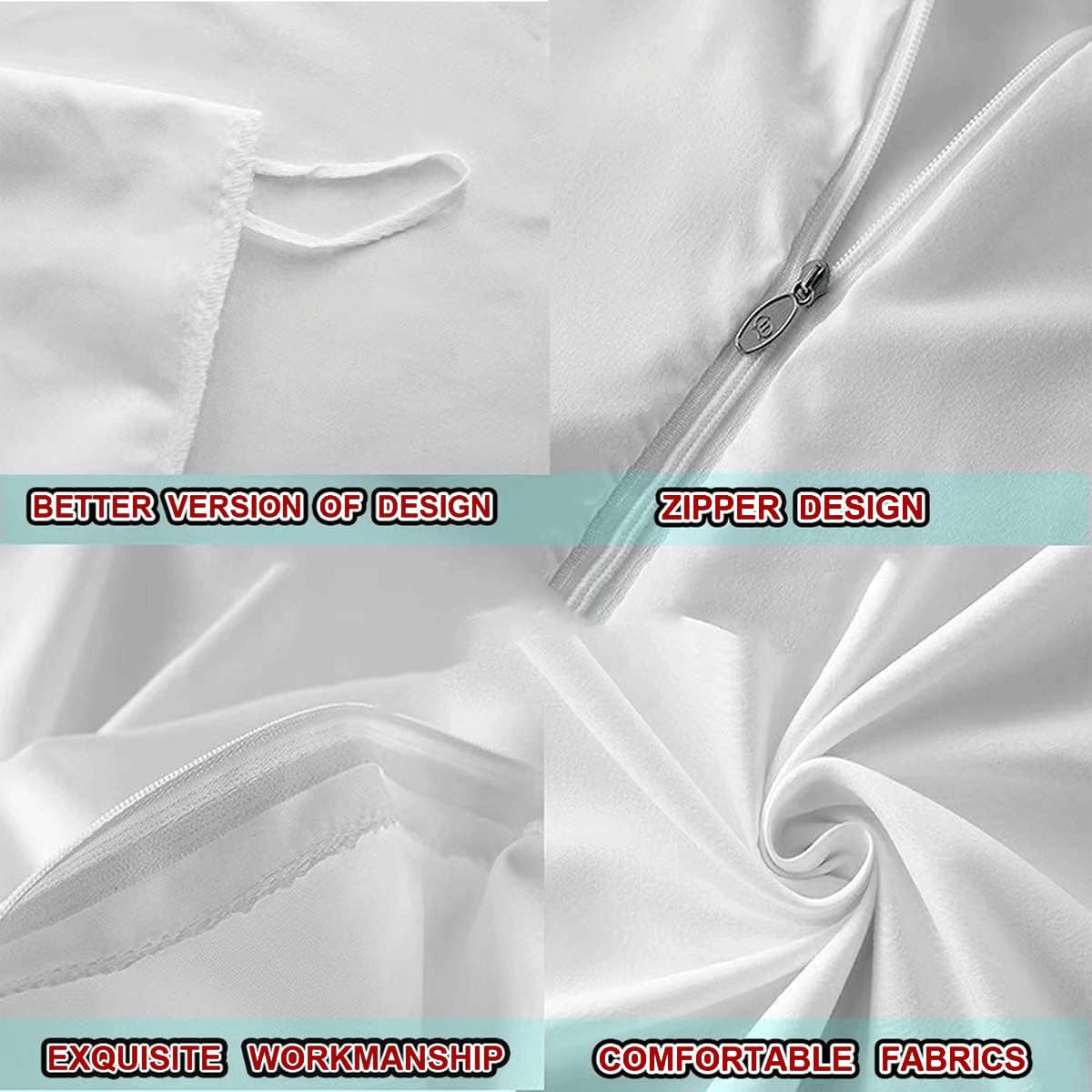 SHUOHONG 3D Printed Duvet Cover Set Cinnamoroll 3 Piece Bedding Set Cover Set with Zipper for Bedding Decor Breathable Durable Soft Comfortable(Twin)