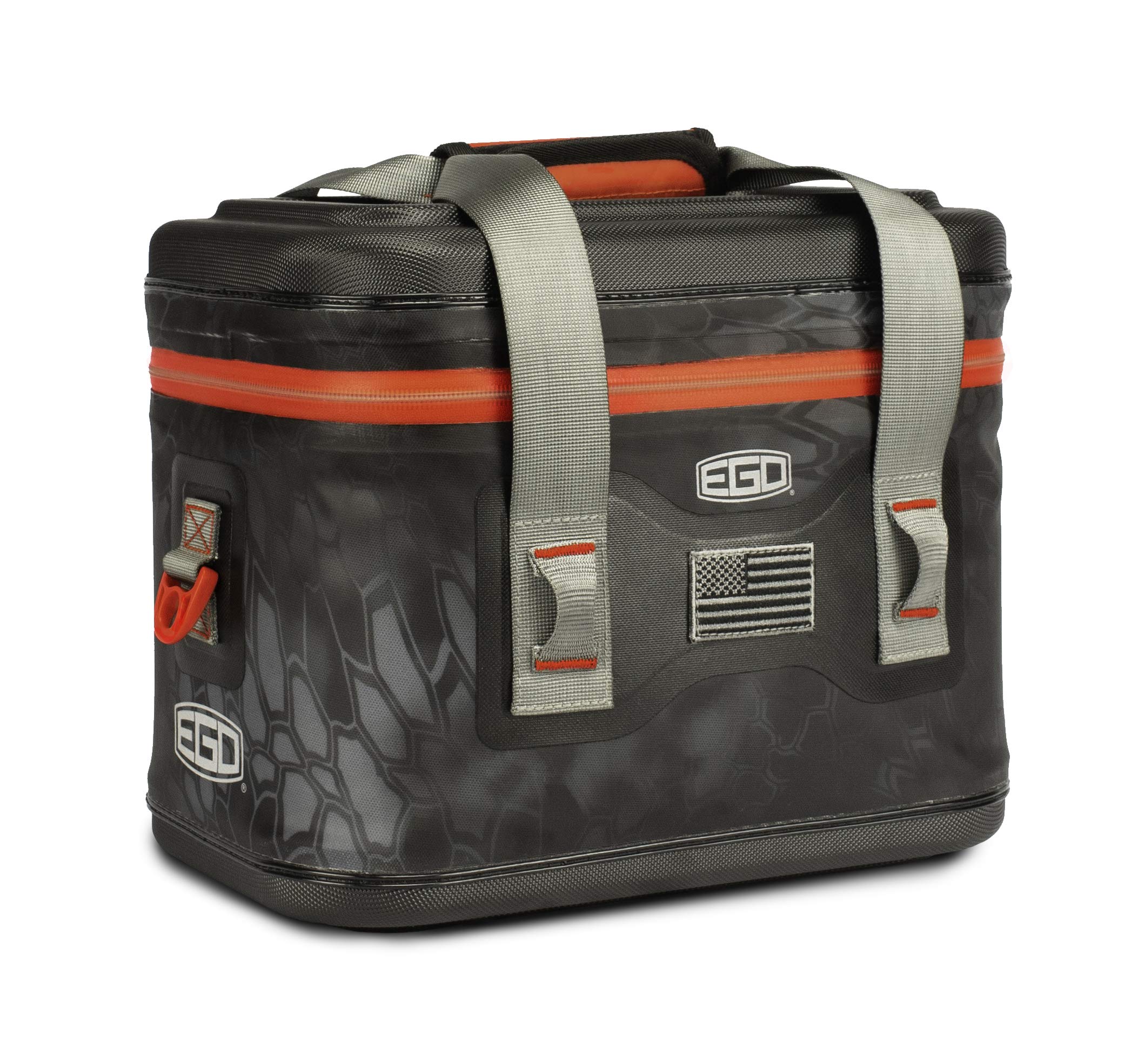 Ego Kryptek Beer Cooler, Fishing Storage Bag, High Tech TPU Fabric, 72 Hour Ice Retention, Food & Snack Holder, Angler Must Have