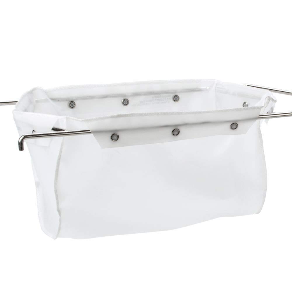 Miroil B33PS Fryer Filter Frame & Filter Bag Combo, MirOil EZ Flow Filter Bag, Part 12849, For Heavy Crumbloads, Suitable for 16 Qt or 28 lb Polishing Oil, Durable, Easy to Clean with Hot Water